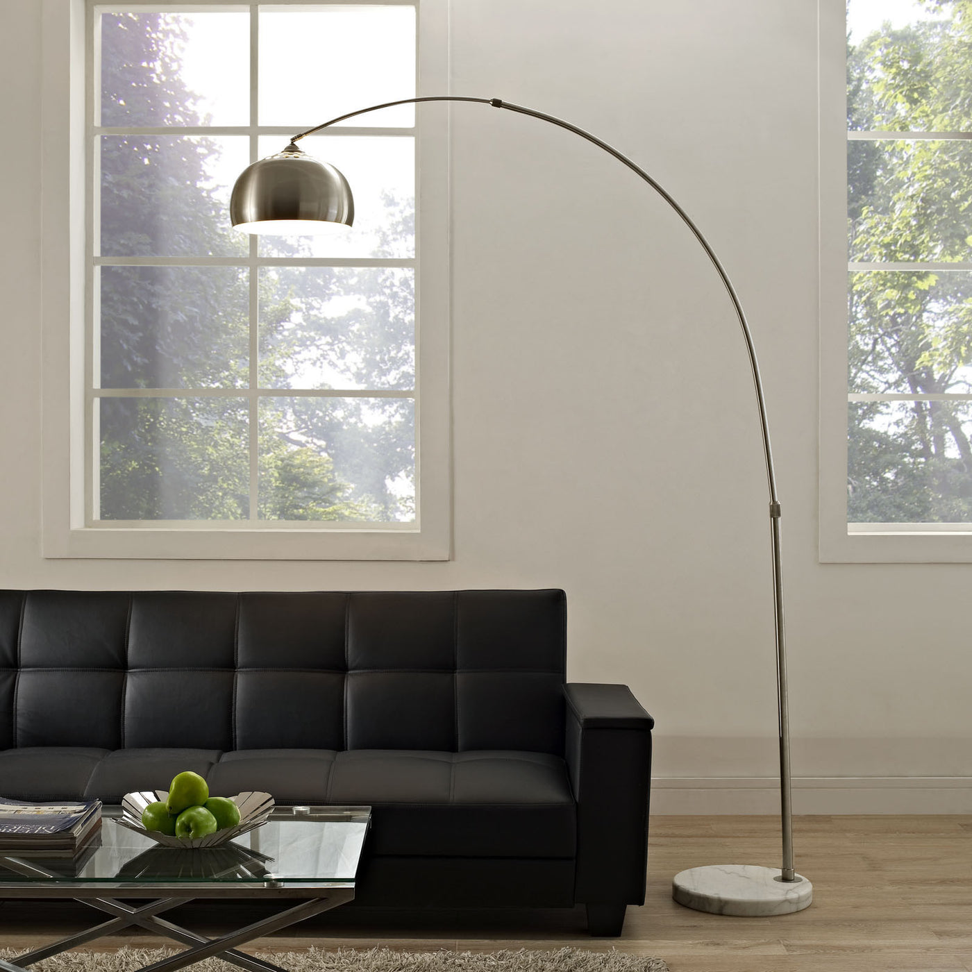 Sun Round Floor Lamp White - Froy.com