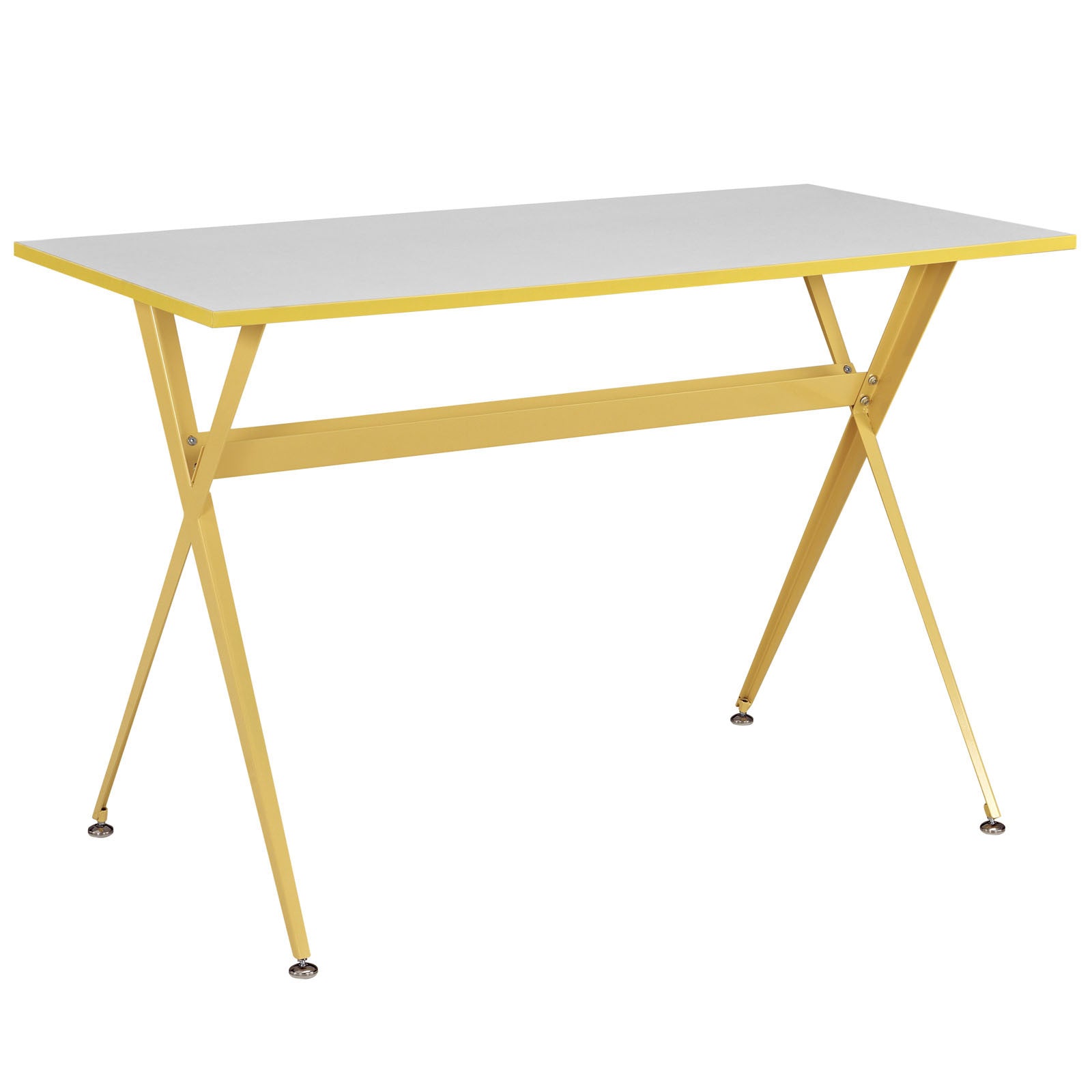 Exa Desk Yellow - Froy.com