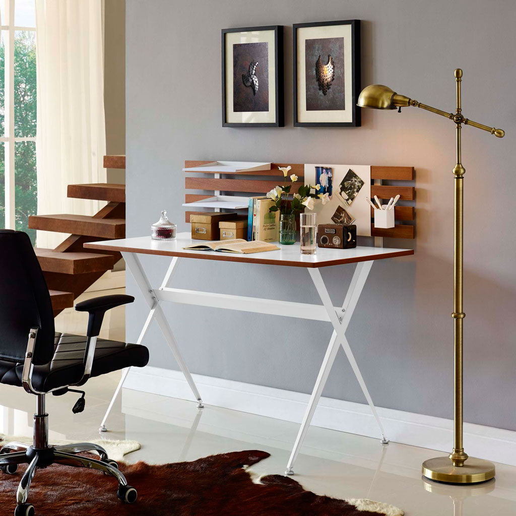 Knox Wood Desk Cherry - Froy.com