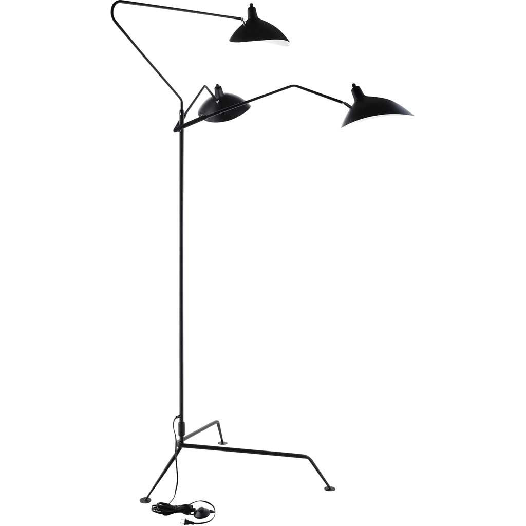 Vision Stainless Steel Floor Lamp Black - Froy.com