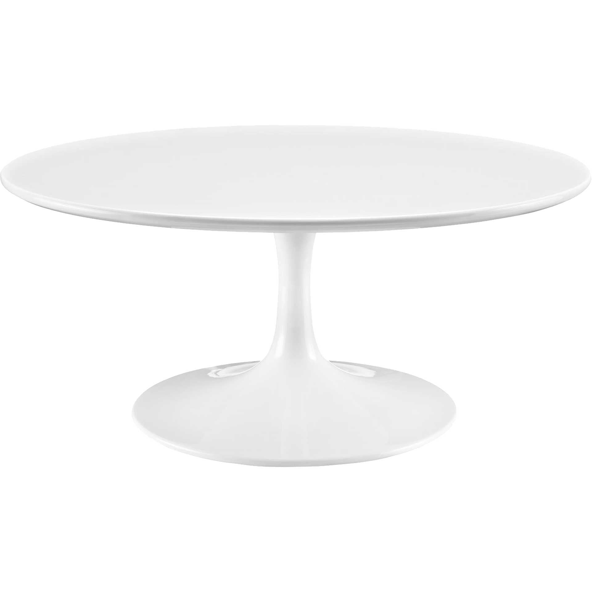 Lipton Round Wood Coffee Table White - Froy.com