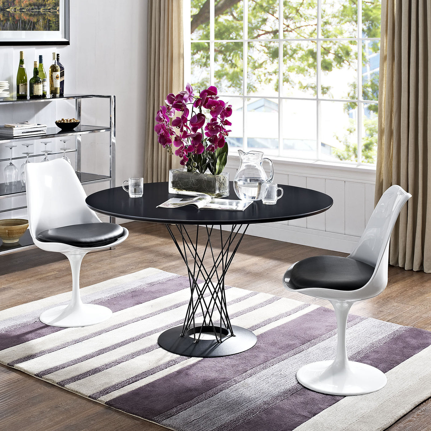 Cycle Stainless Steel Dining Table Black - Froy.com