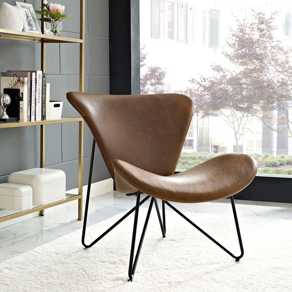 Goliath Lounge Chair Brown - Froy.com