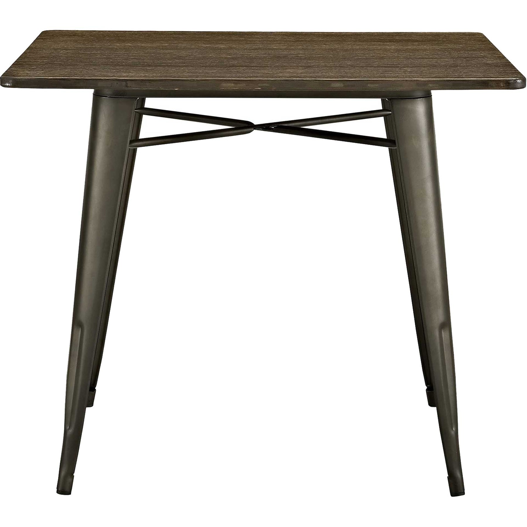 Anthropology Square Wood Dining Table Brown - Froy.com