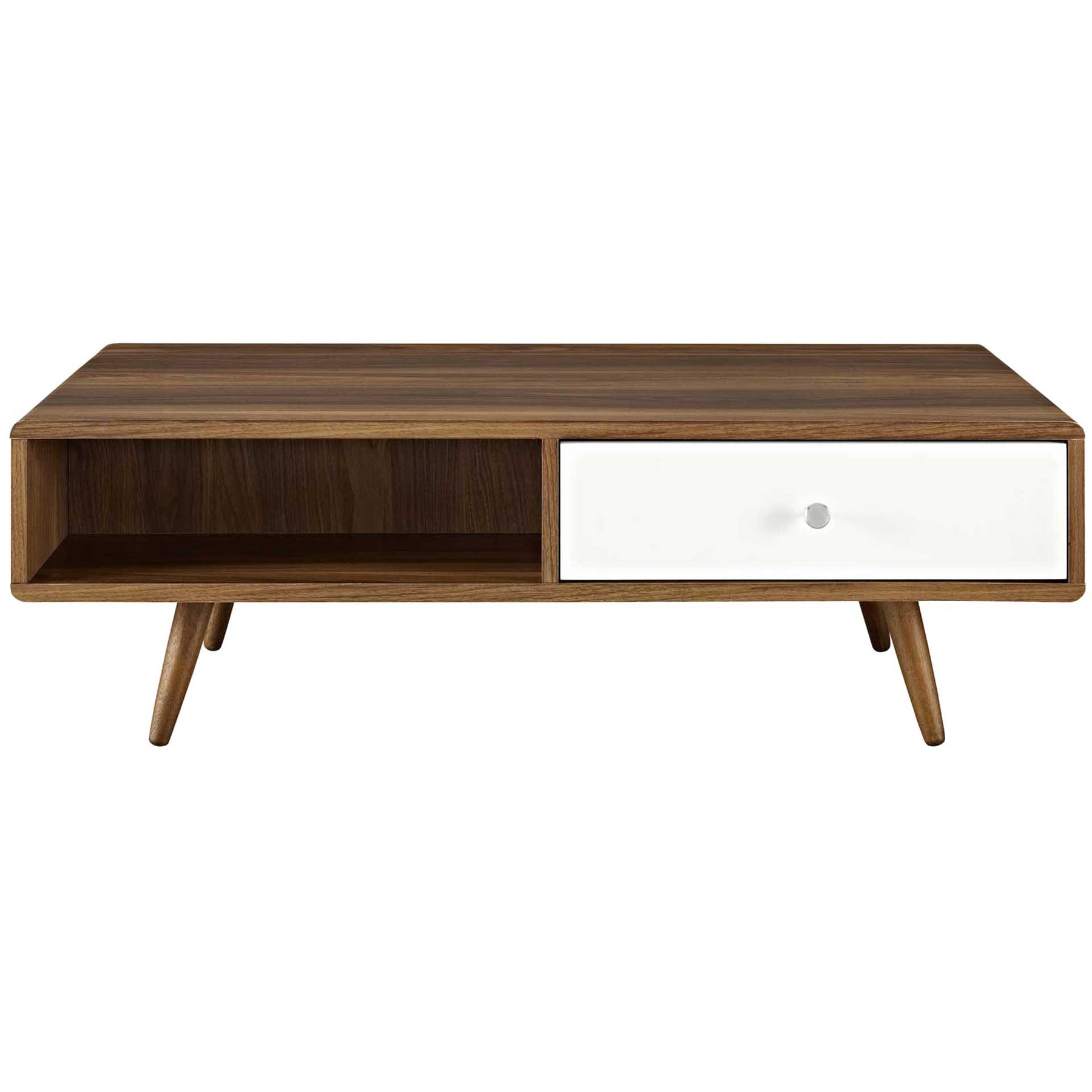 Tiffin Coffee Table Walnut/White - Froy.com
