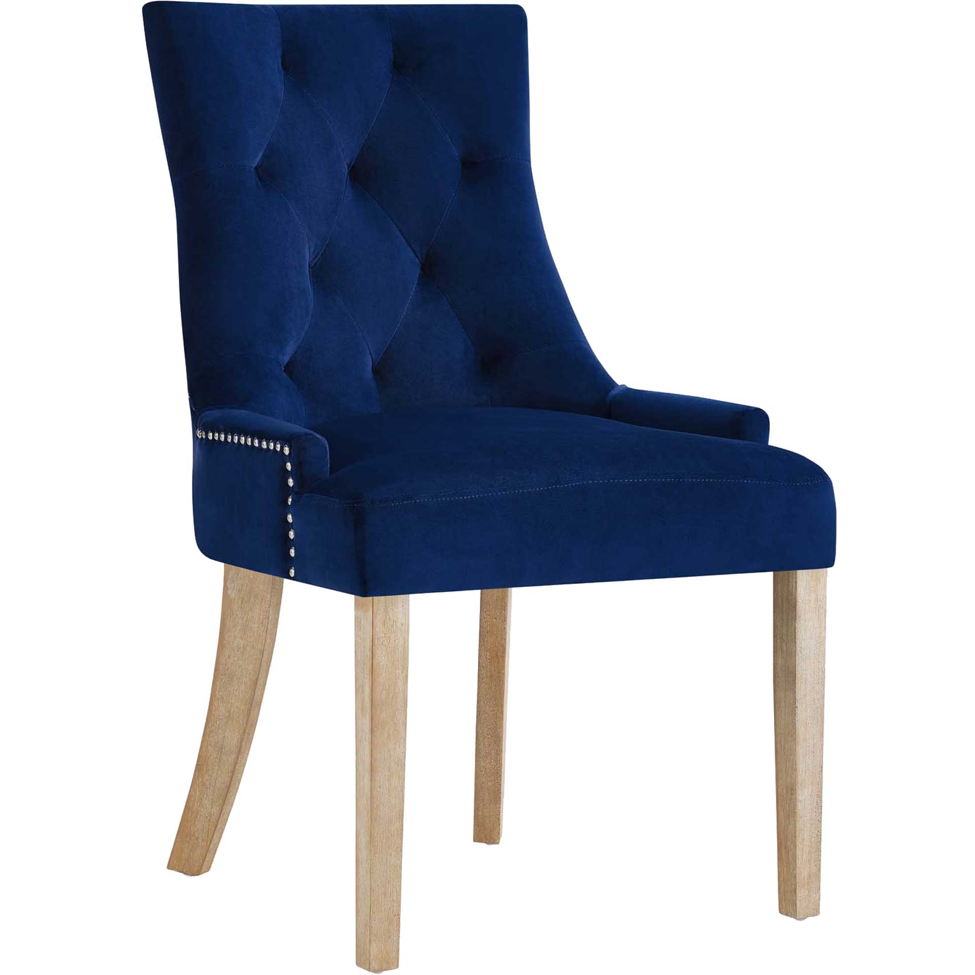 Preston Velvet Dining Chair Navy - Froy.com
