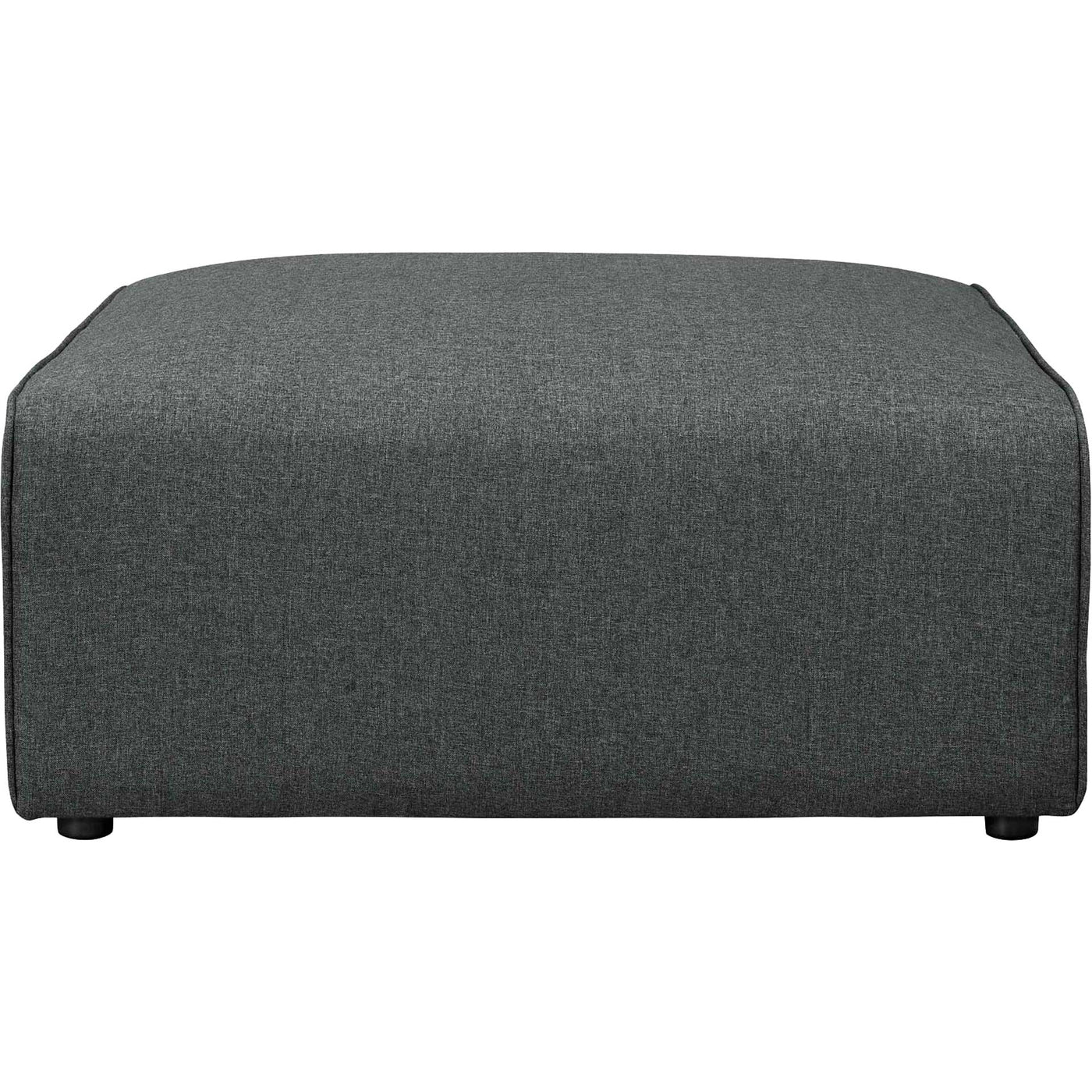 Maisie Fabric Ottoman Gray - Froy.com