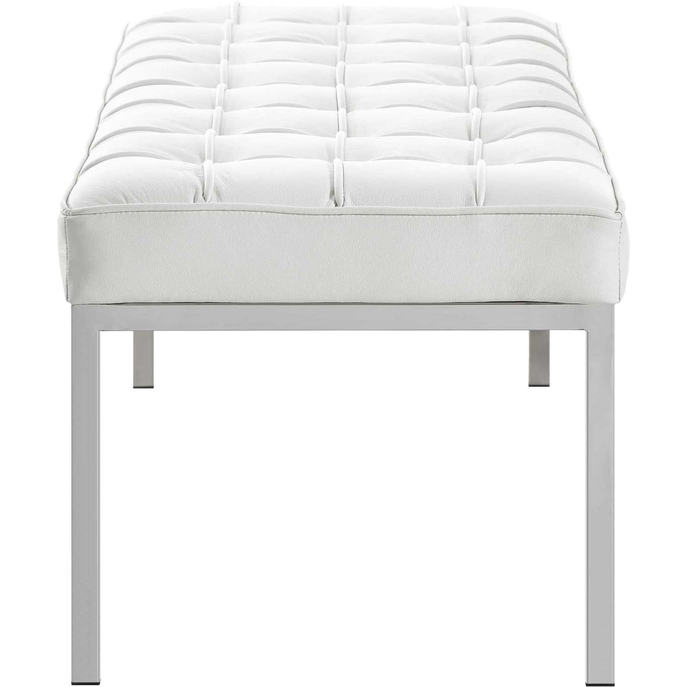 Lyte Leather Bench Cream White - Froy.com