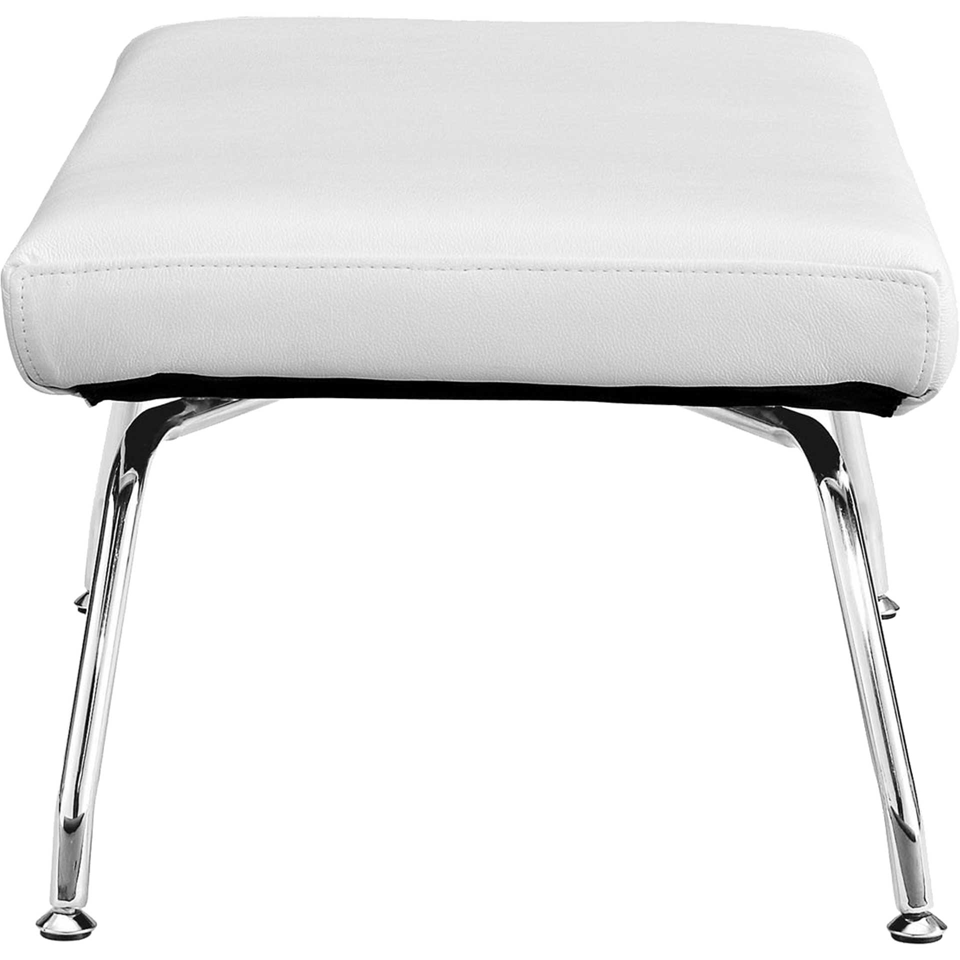 Clarell Leather Lounge Chair White - Froy.com