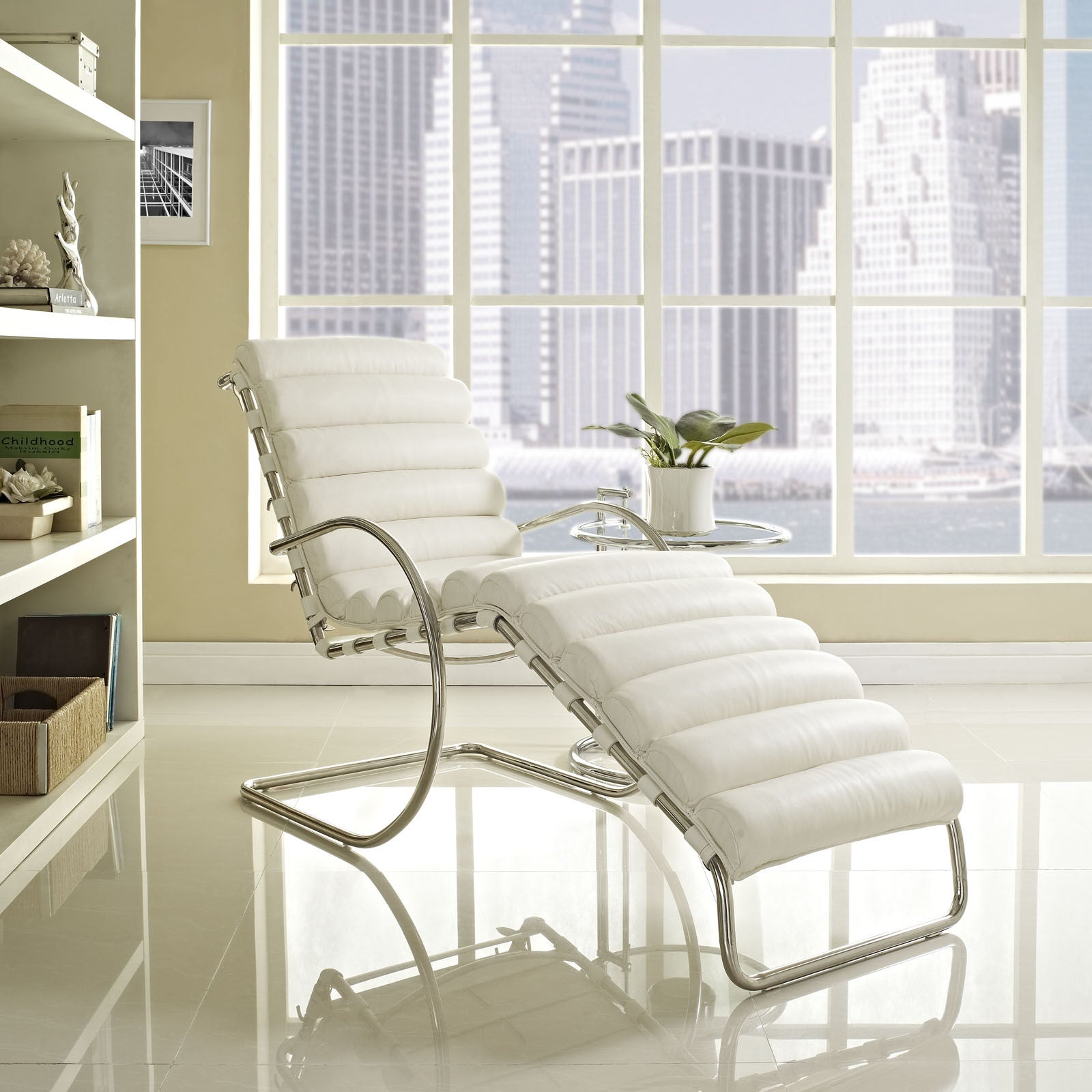 Rest Chaise White - Froy.com