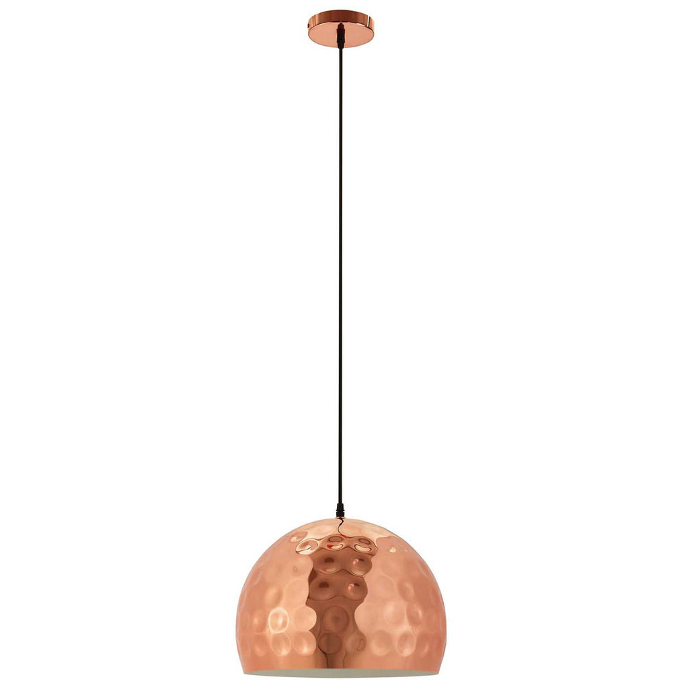 Darwin Half-Sphere Pendant Light Rose Gold - Froy.com