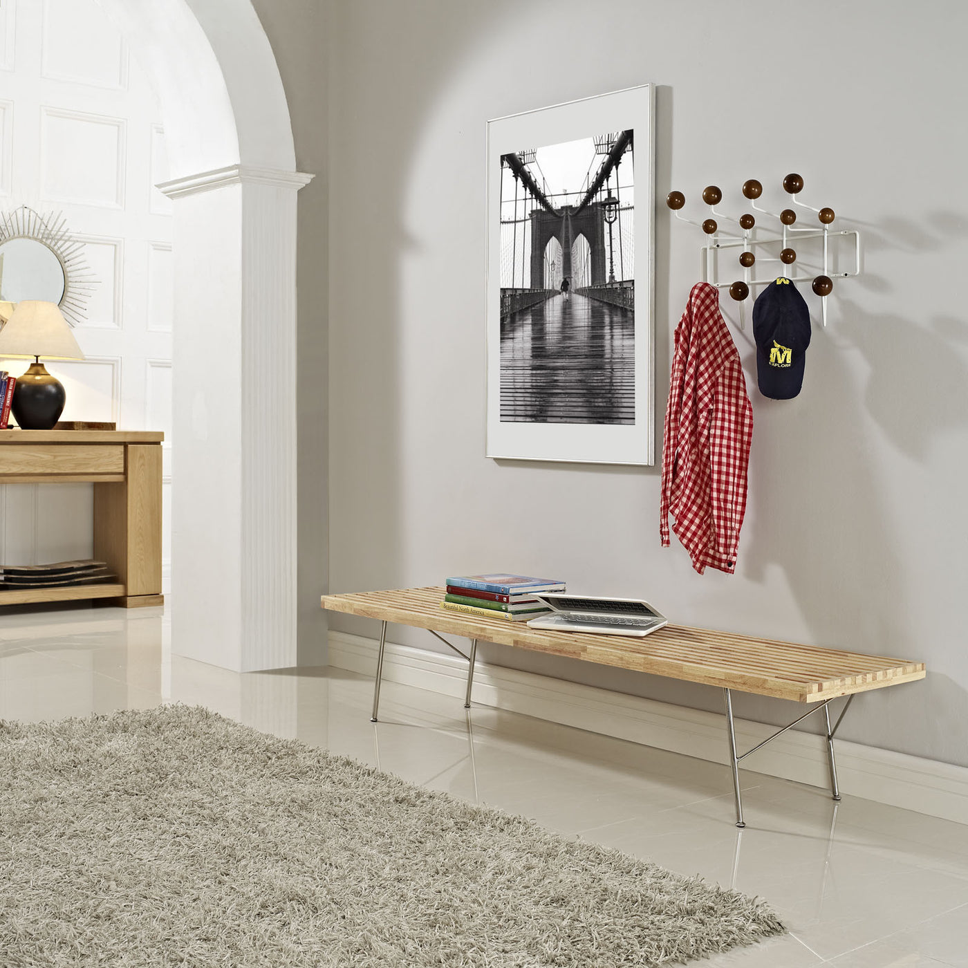 Vermont Large Bench Natural - Froy.com