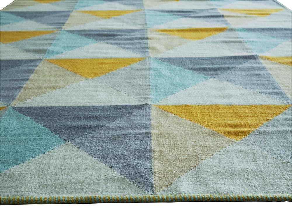 Elmhurst Ritner Yellow/Blue Area Rug - Froy.com