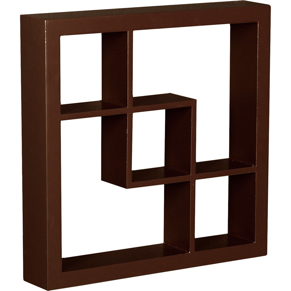 Matthews Display Shelf Chocolate - Froy.com