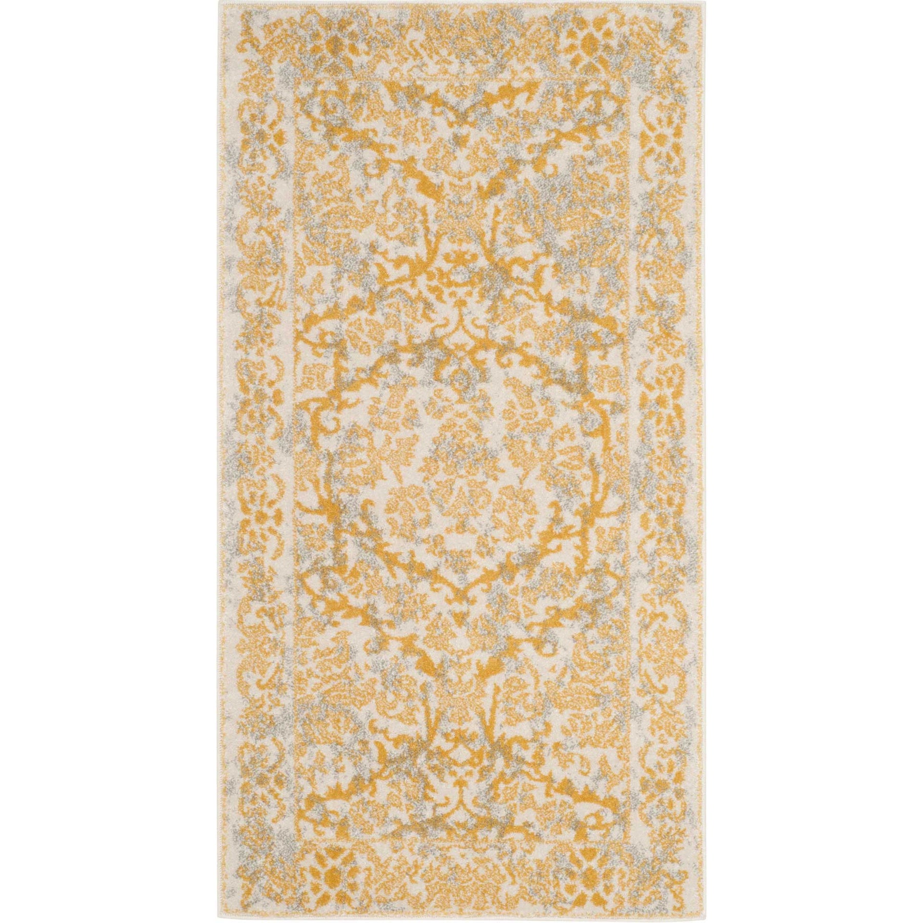 Evoke Ivory/Gold Area Rug - Froy.com