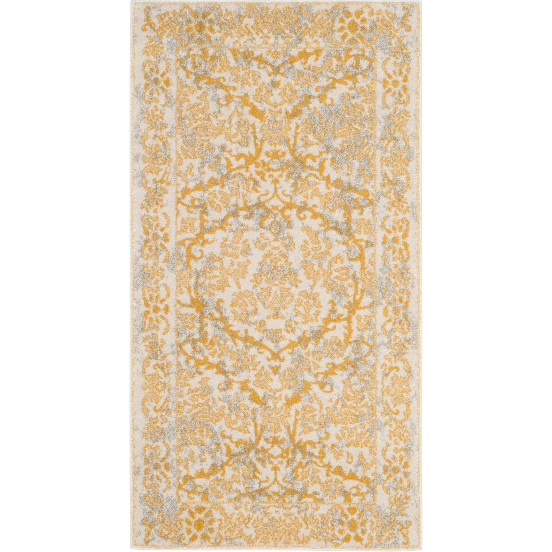 Evoke Ivory/Gold Area Rug - Froy.com