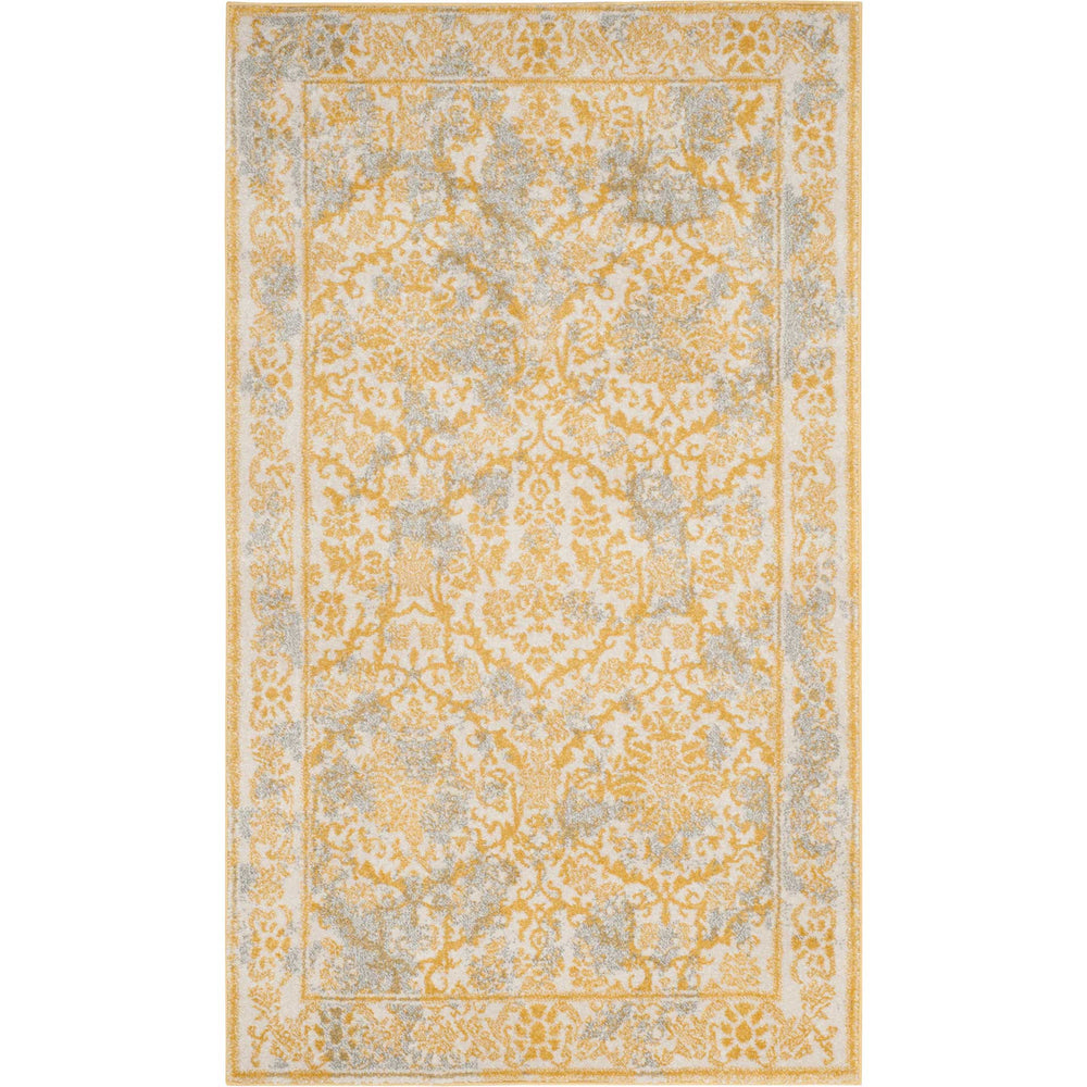 Evoke Ivory/Gold Area Rug - Froy.com
