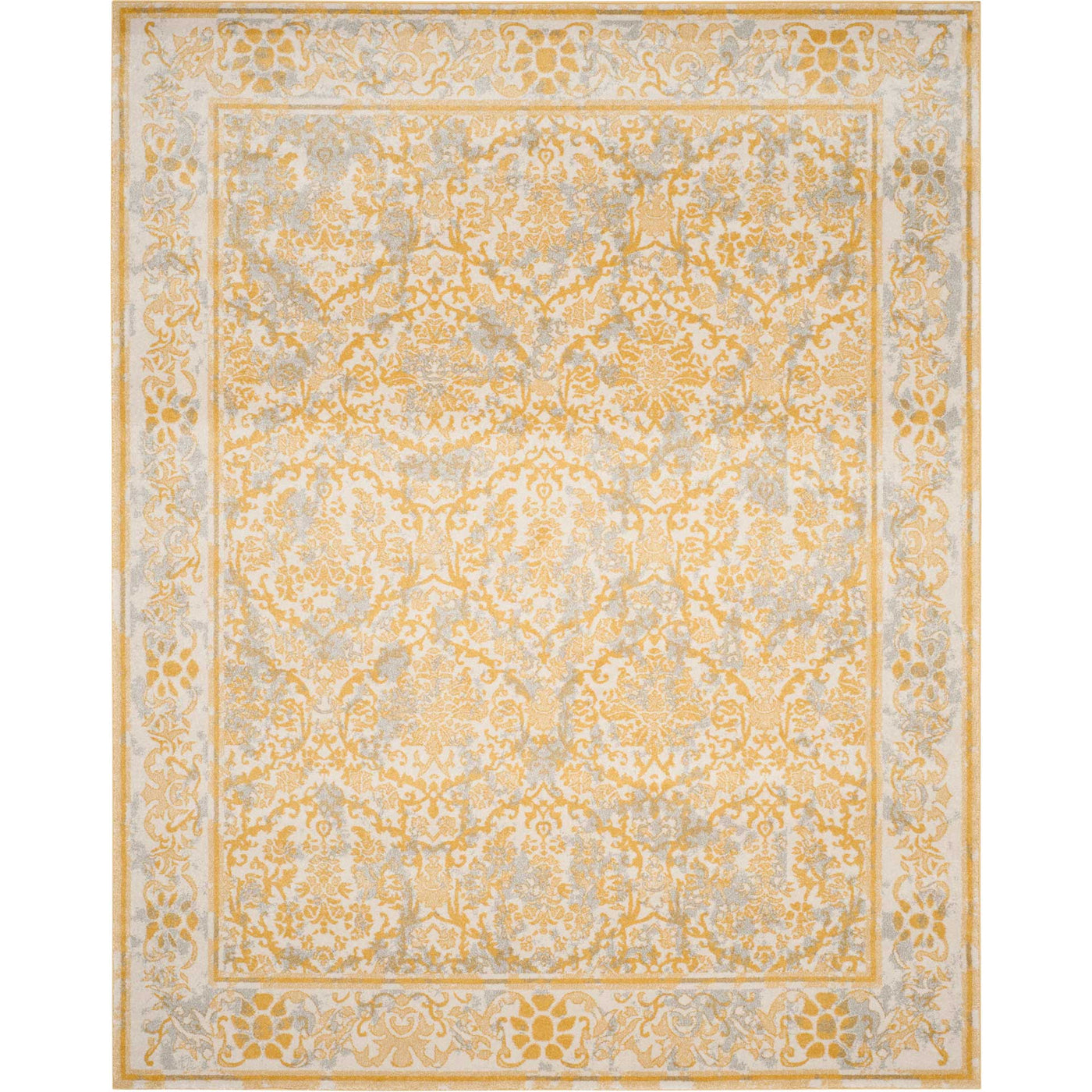 Evoke Ivory/Gold Area Rug - Froy.com