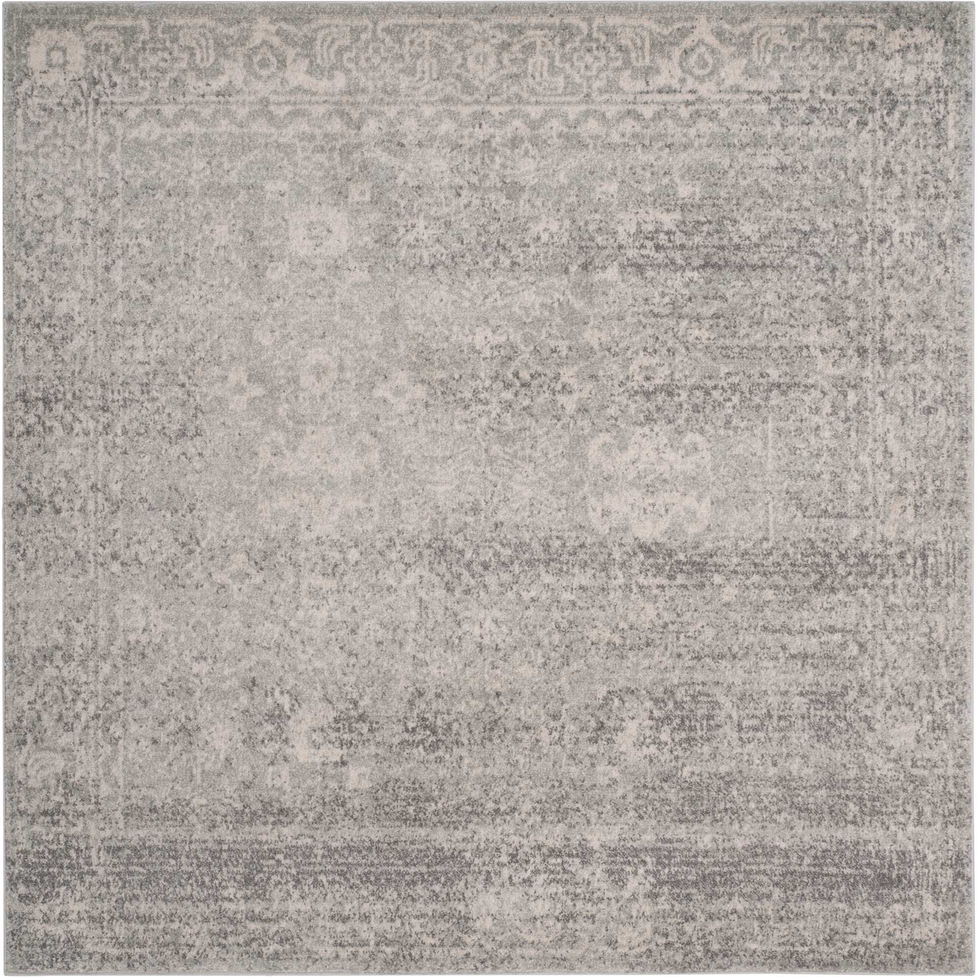Evoke Vintage Silver/Ivory Area Rug - Froy.com