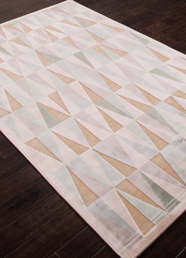 Fables Tria Light Gray/Barely Blue Area Rug - Froy.com