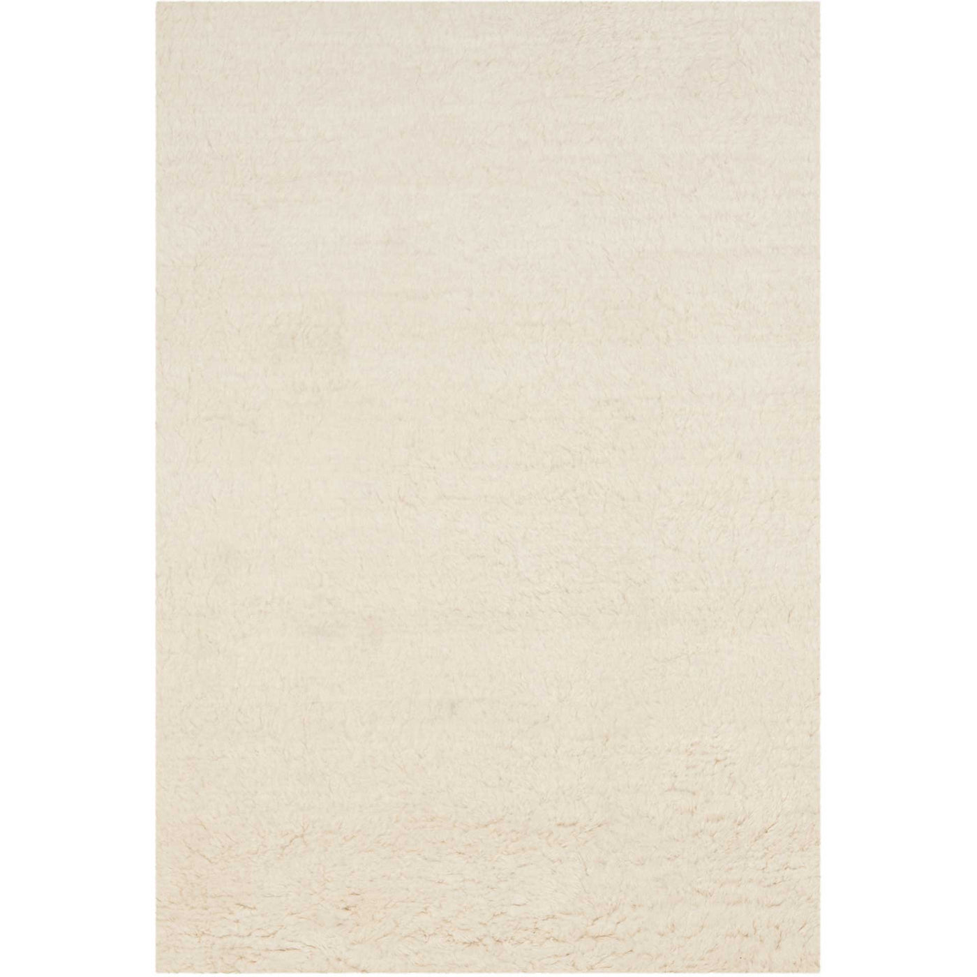Flokati Shag Wool Ivory Area Rug - Froy.com