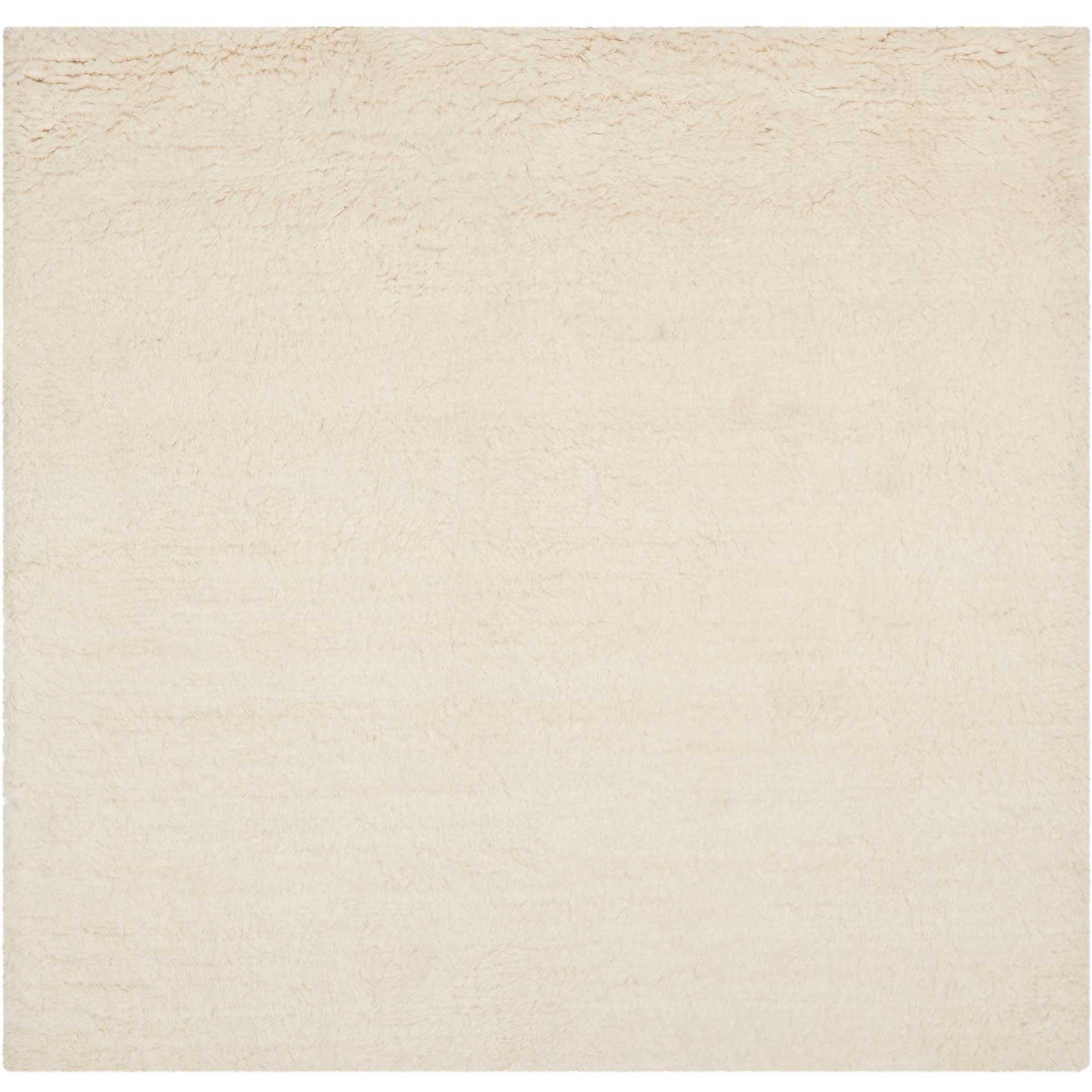 Flokati Shag Wool Ivory Area Rug - Froy.com