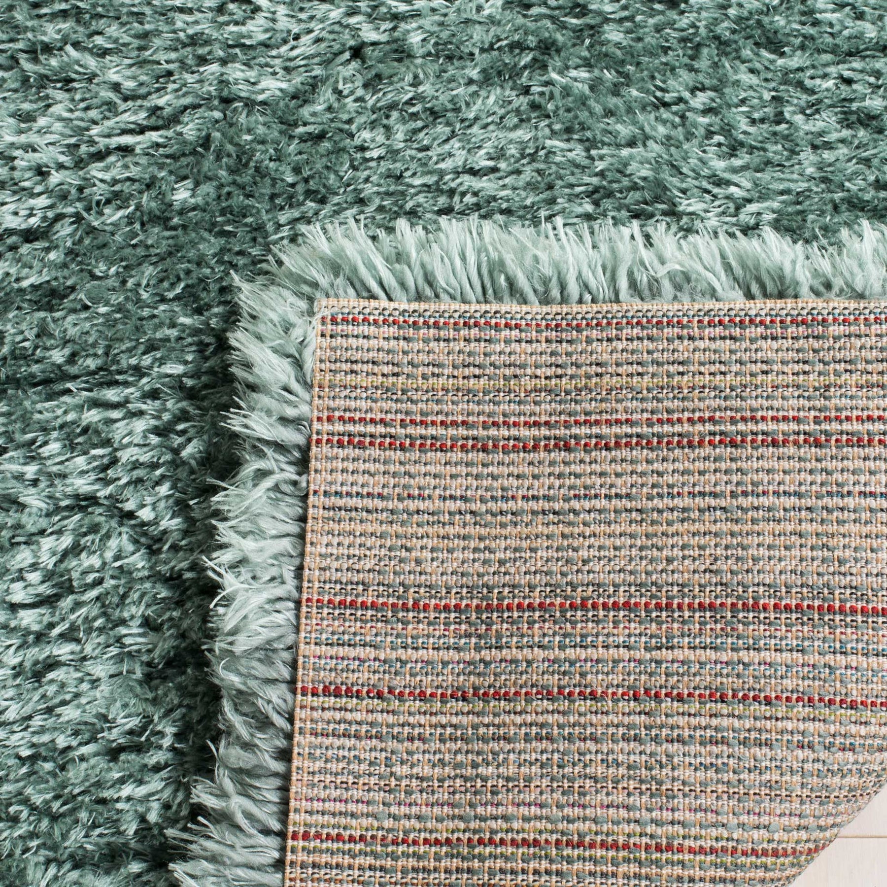 Flokati Shag Blue Area Rug - Froy.com