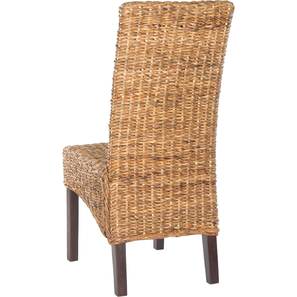 Bahati Side Chair Natural/Dark Brown (Set of 2) - Froy.com