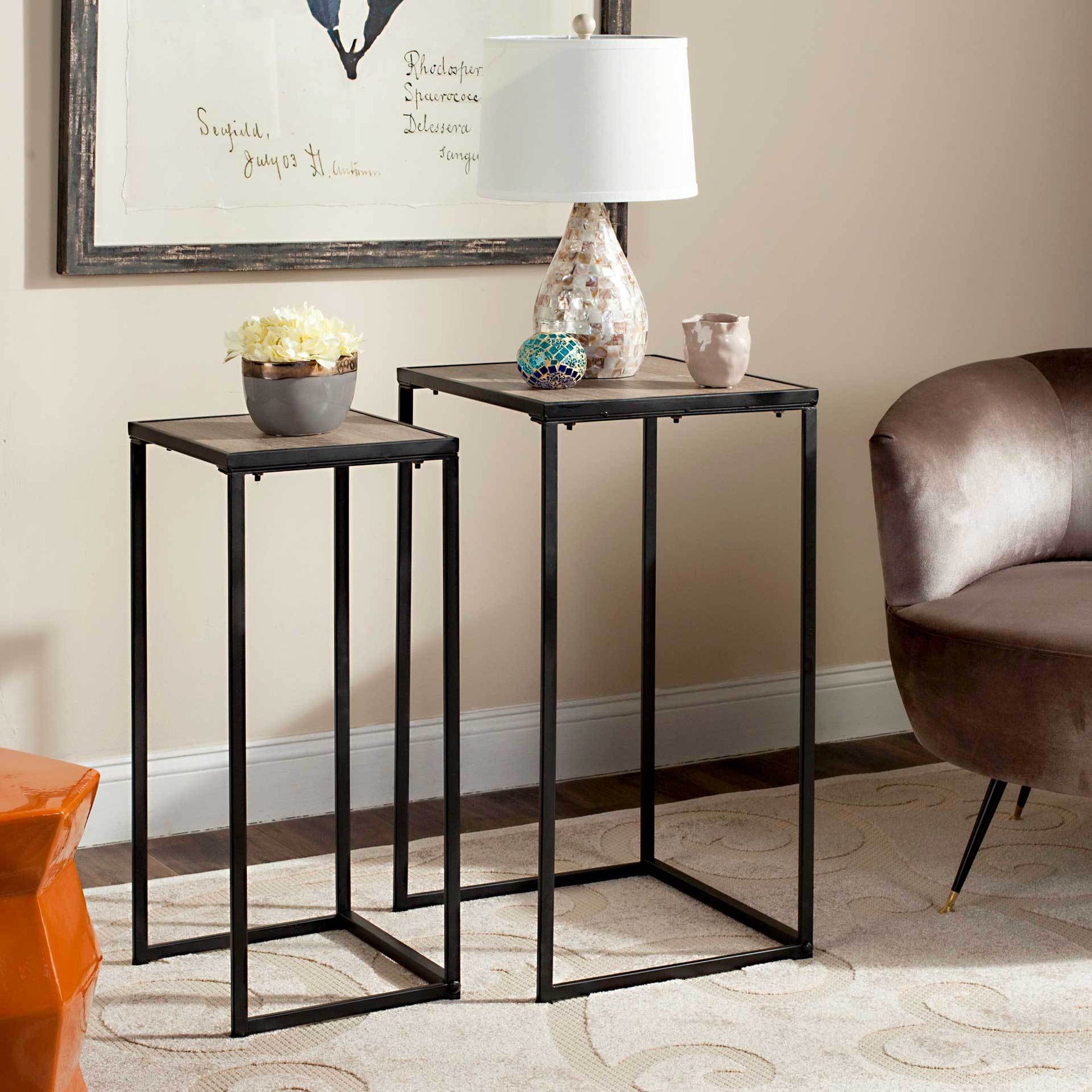 Calliope Wood Stacking End Table - Froy.com
