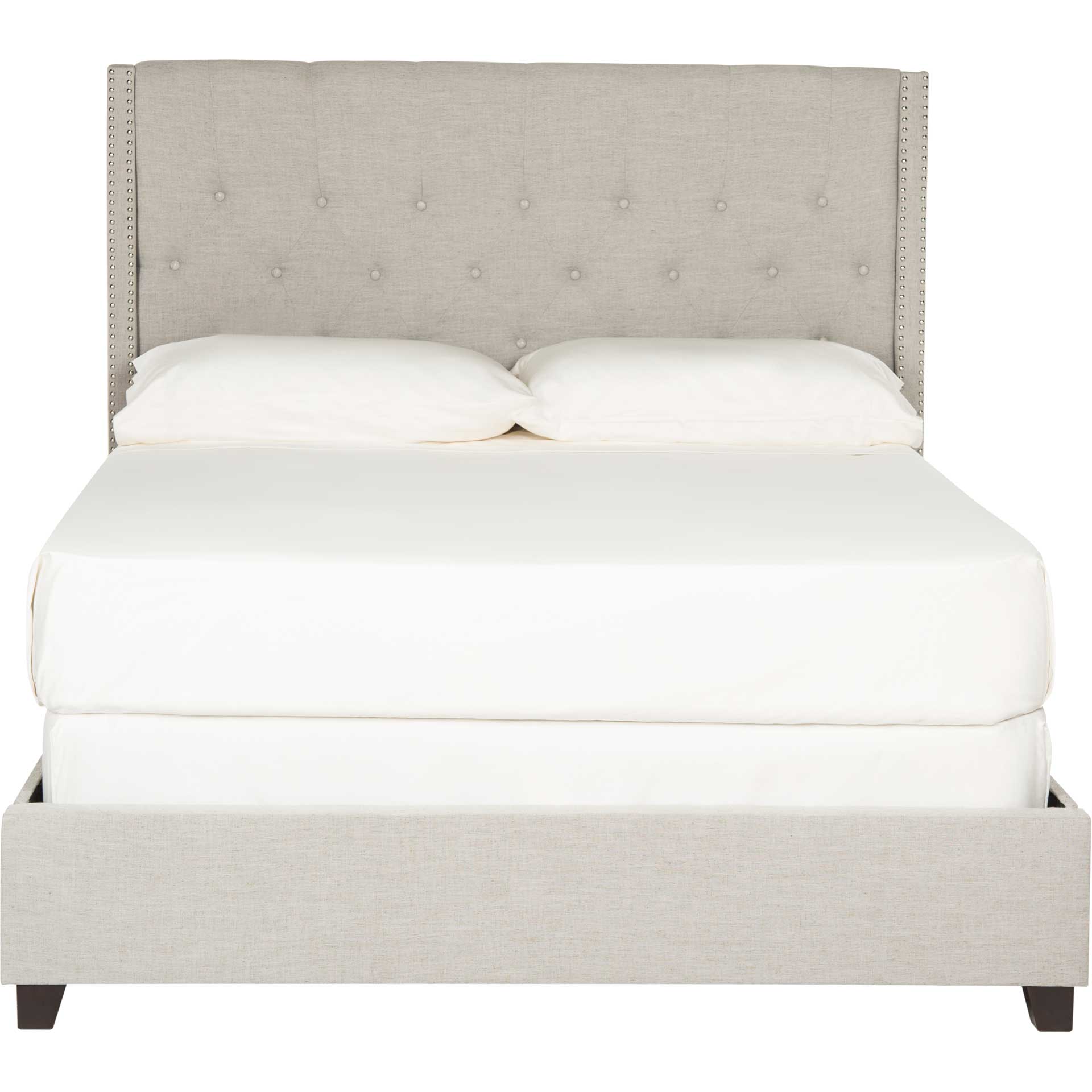 Willa Upholstered Bed Light Gray - Froy.com
