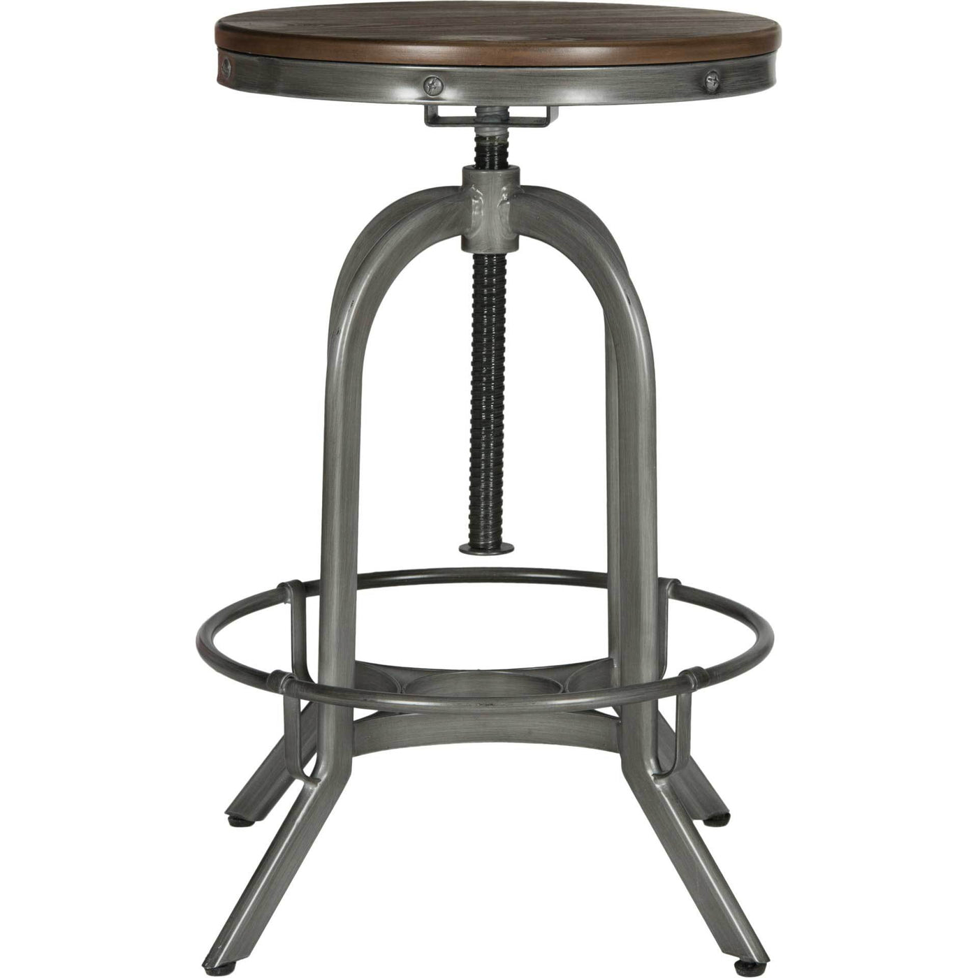 Willie Swivel Stool Weathered Oak - Froy.com