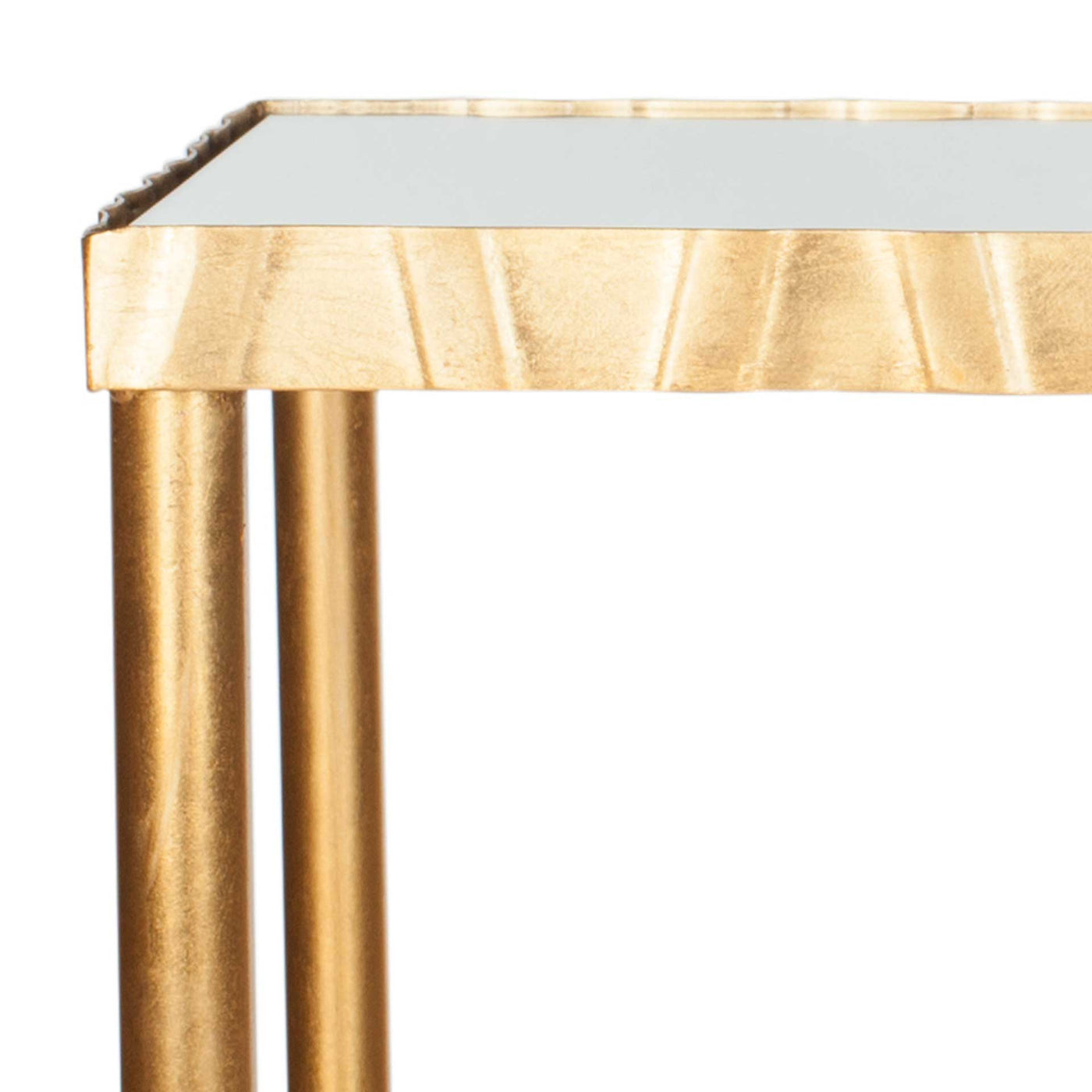 Proclaim Mirror Top Console Table Gold/Mirror - Froy.com