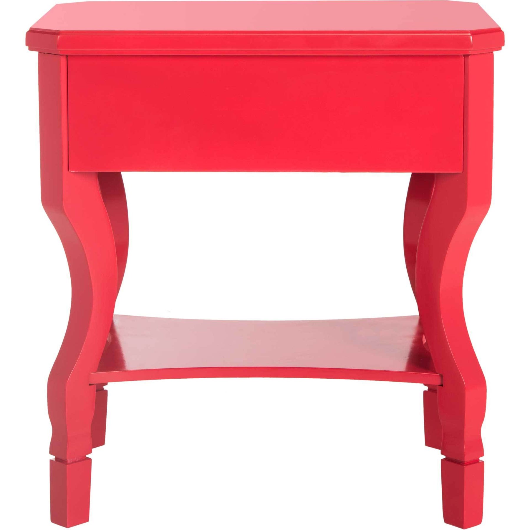 Albert One Drawer Nightstand Red - Froy.com