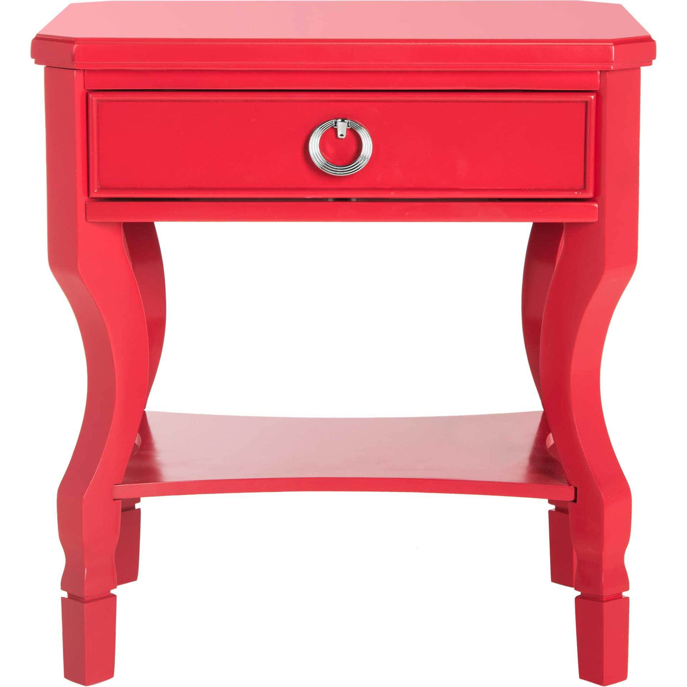 Albert One Drawer Nightstand Red - Froy.com