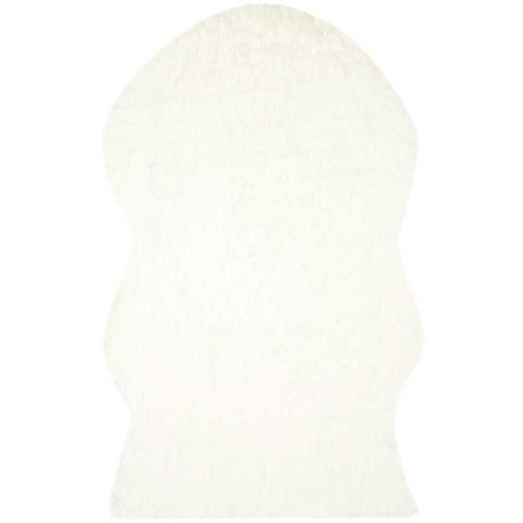 Faux Sheepskin Pelt Alt Ivory Area Rug - Froy.com