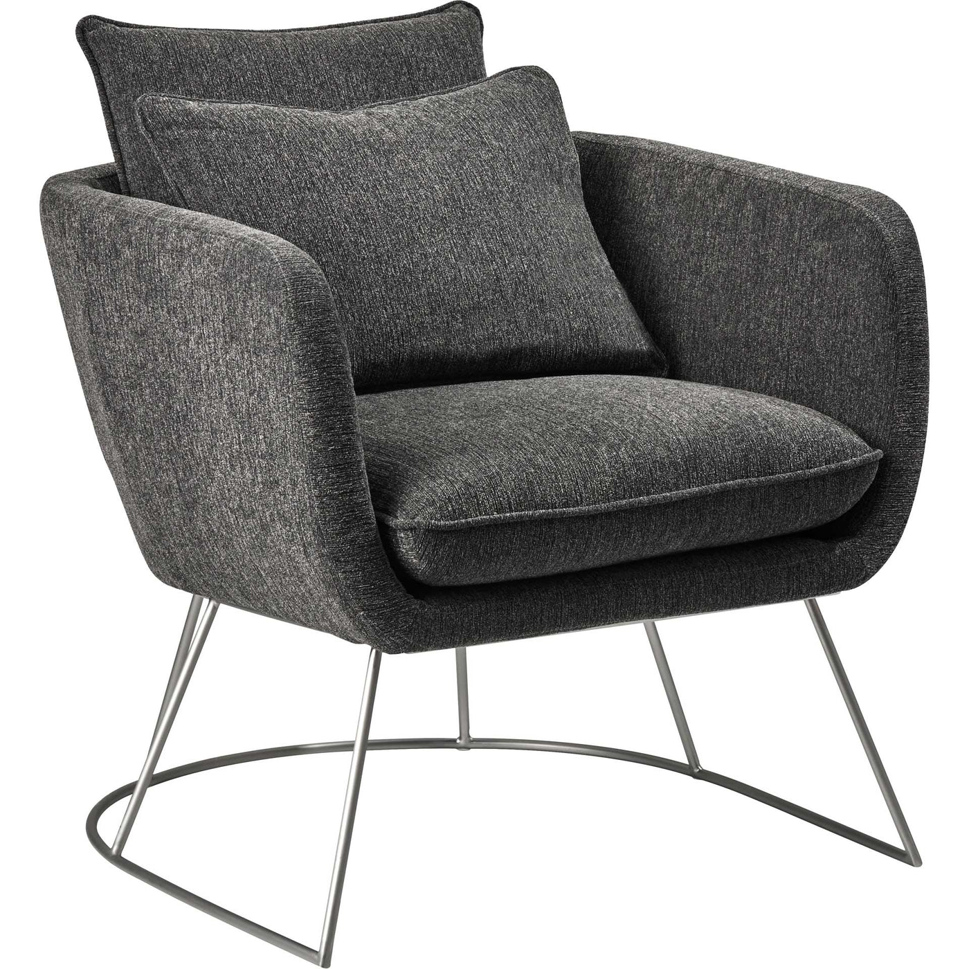 Steven Fabric Chair Dark Gray - Froy.com
