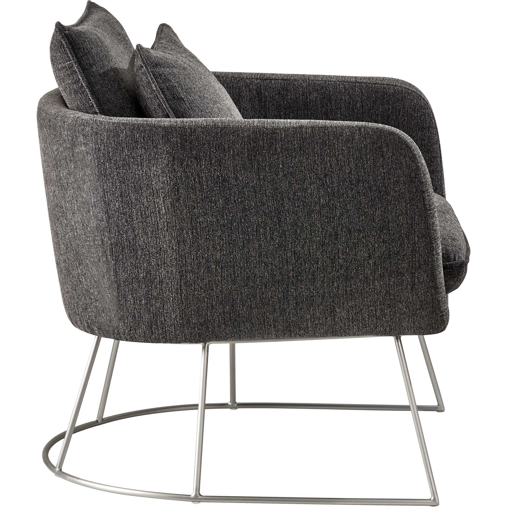 Steven Fabric Chair Dark Gray - Froy.com
