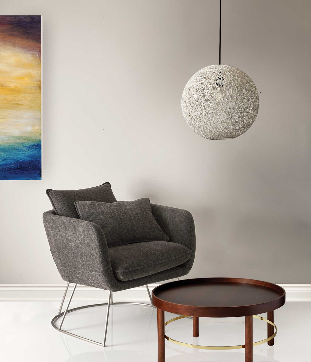 Steven Fabric Chair Dark Gray - Froy.com