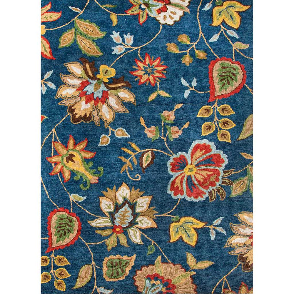 Hacienda Feria Medium Navy Area Rug - Froy.com