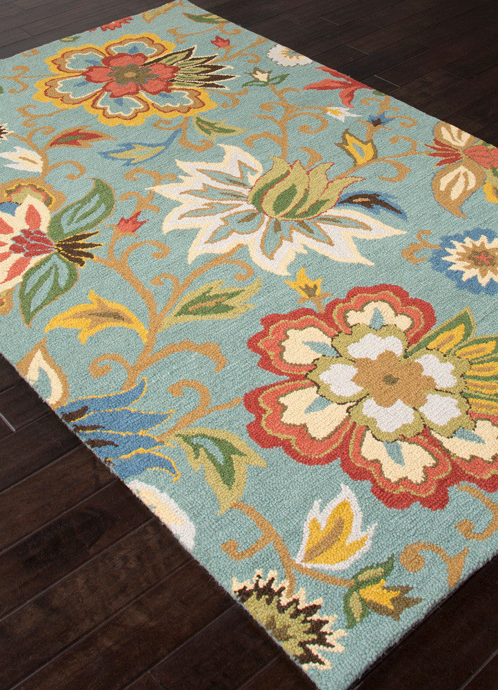 Hacienda Zamora Light Turquoise Area Rug - Froy.com