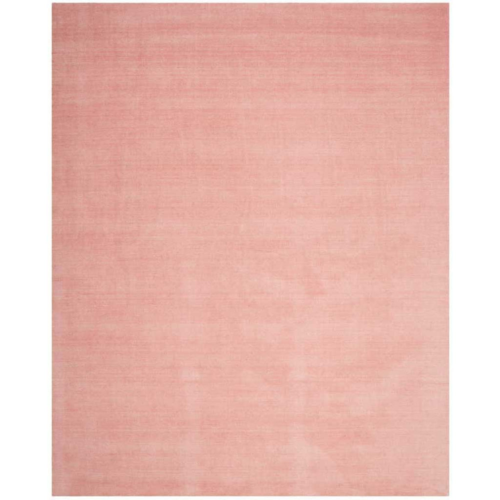 Himalaya Solid Light Pink Area Rug - Froy.com
