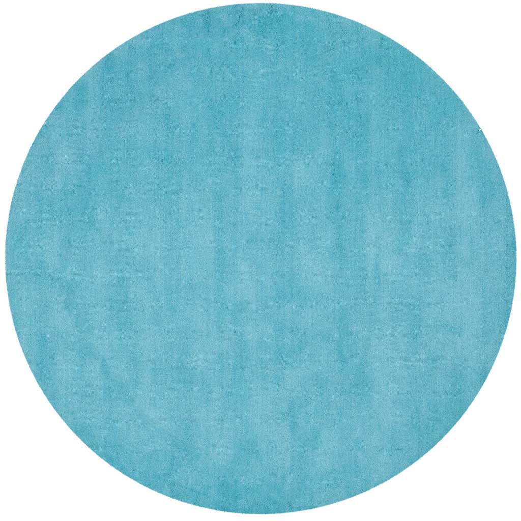 Himalaya Turquoise Round Rug - Froy.com