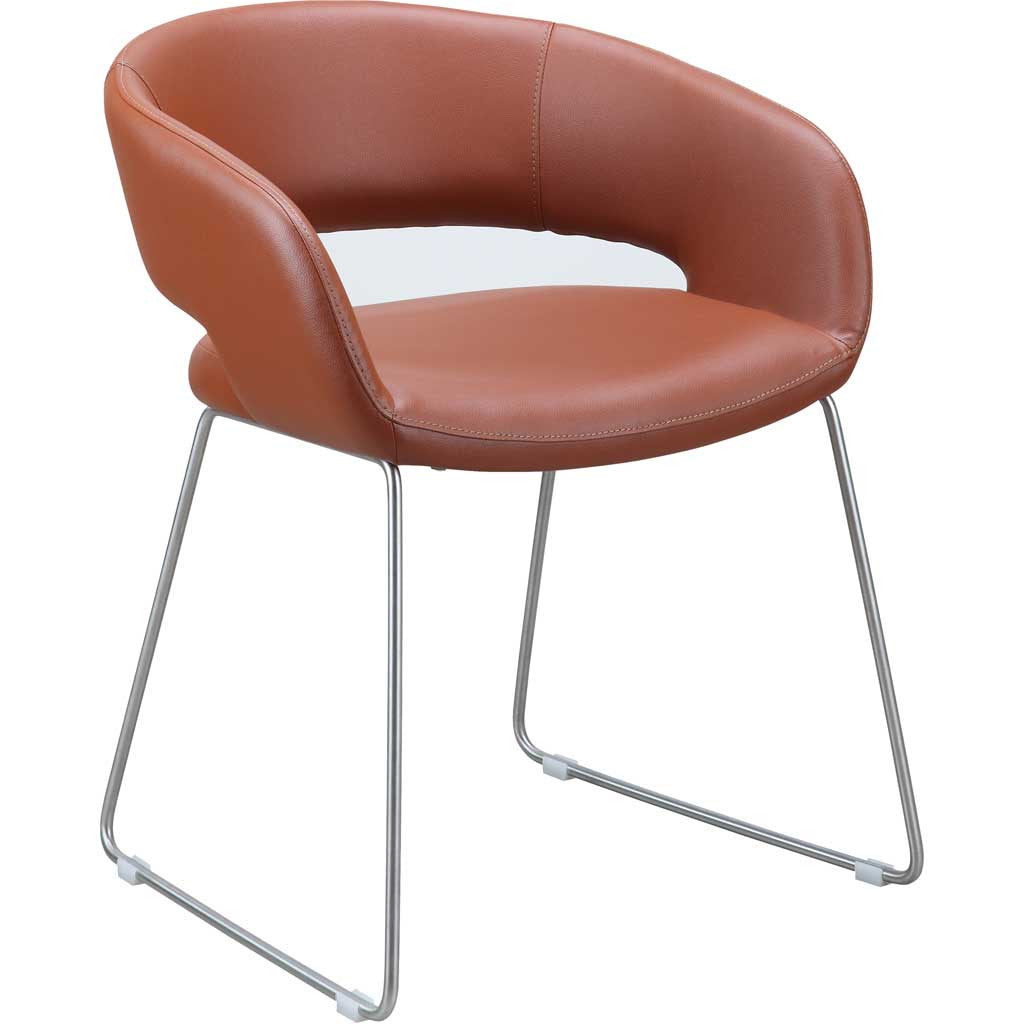 Alexia Dining Chair Coffee (Set of 2) - Froy.com