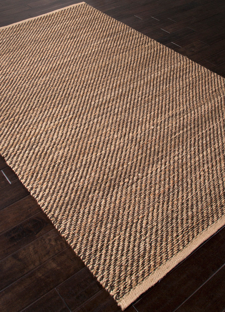 Himalaya Diagonal Weave Chocolate Area Rug - Froy.com