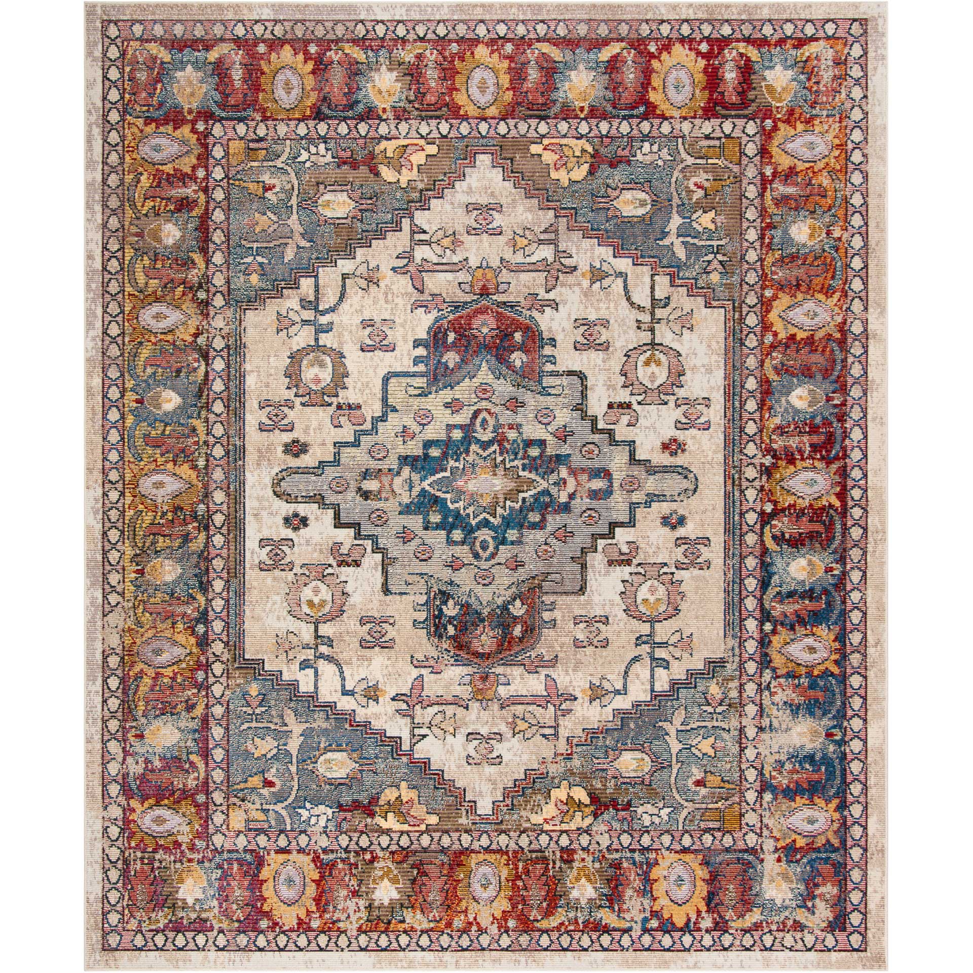 Harmony Light Gray/Rose Area Rug - Froy.com