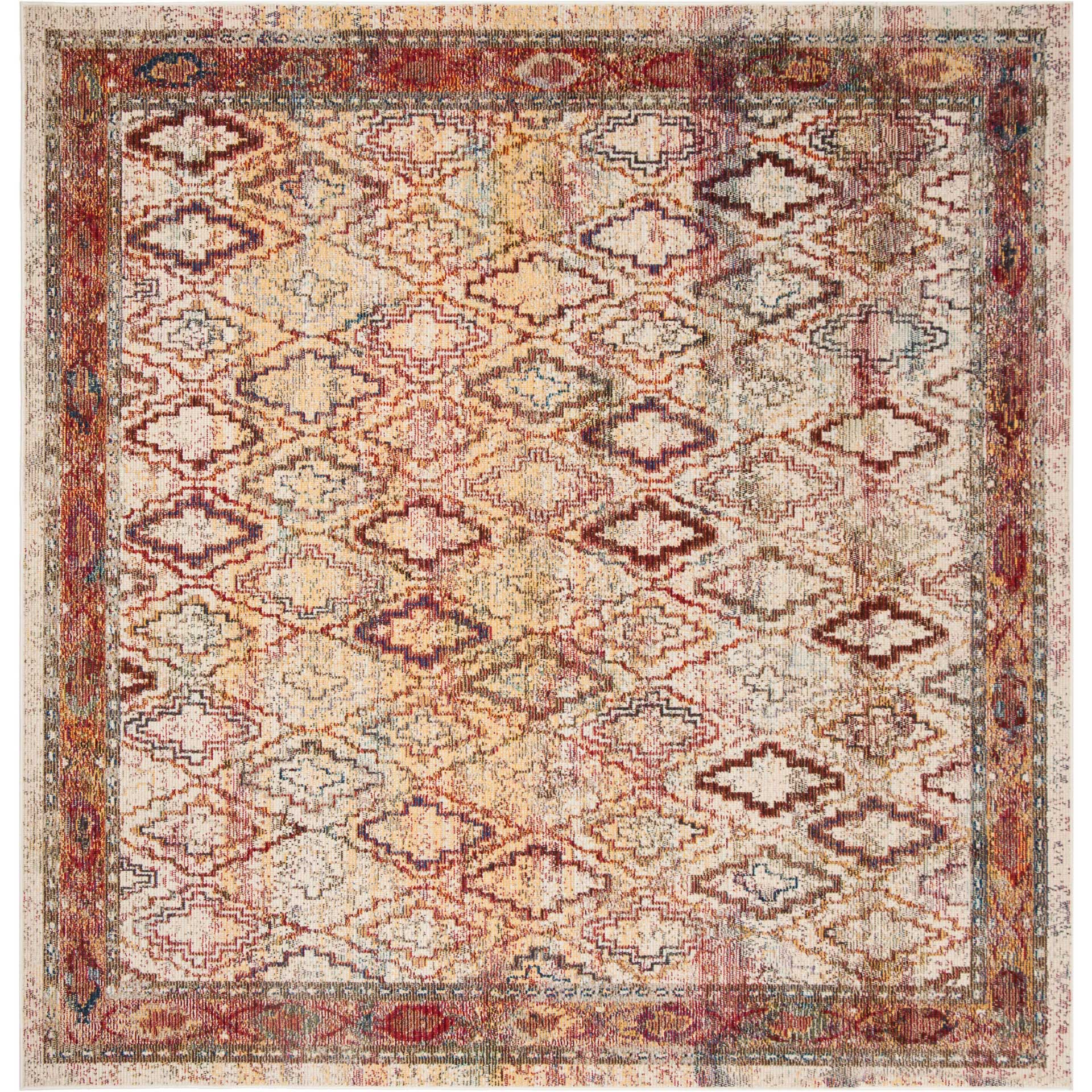 Harmony Cream/Rose Area Rug - Froy.com