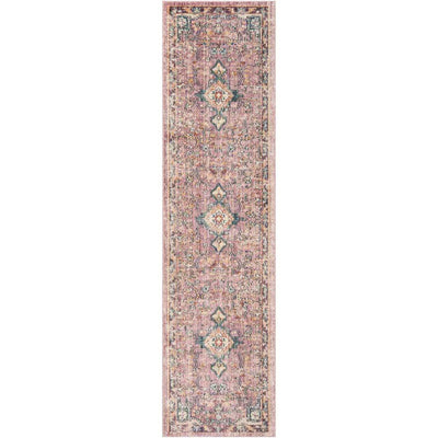 Illusion Light Purple/Purple Runner Rug - Froy.com