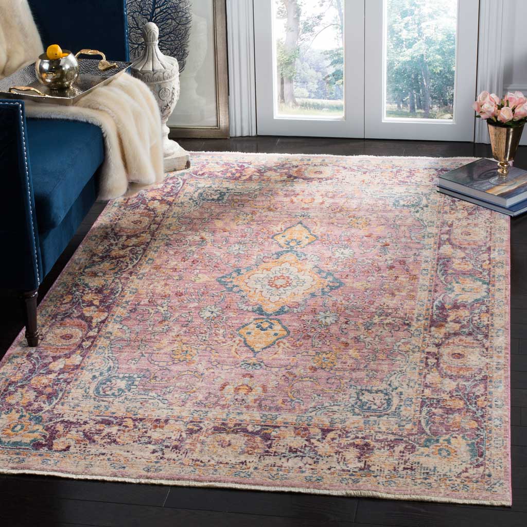 Illusion Light Purple/Purple Area Rug - Froy.com