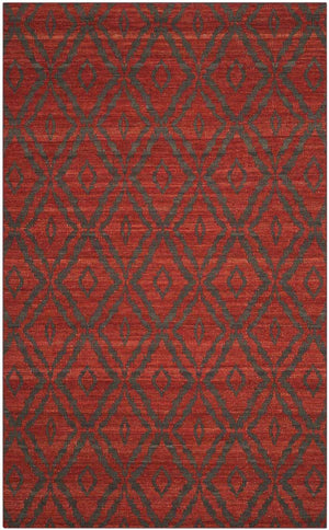 Kilim Rust/Gray Area Rug - Froy.com
