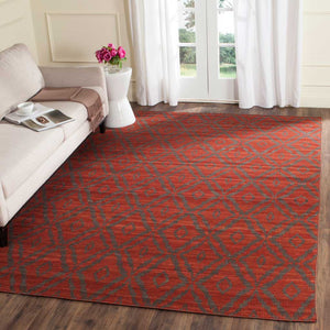 Kilim Rust/Gray Area Rug - Froy.com